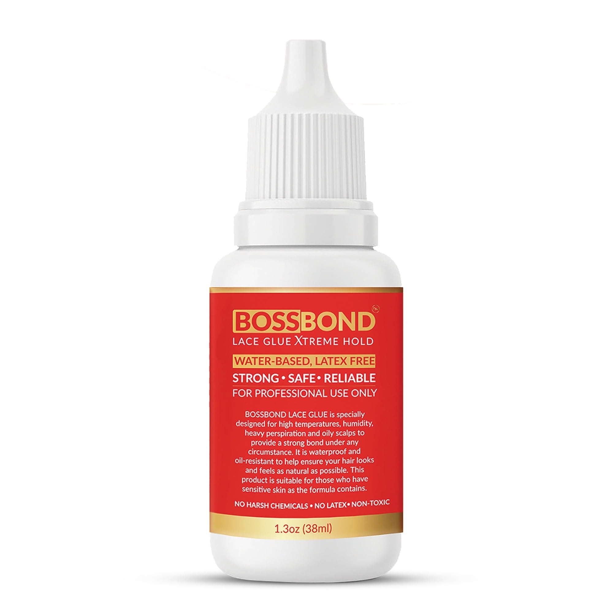 BOSSBOND Lace Glue Xtreme Hold 1.3 oz – Long-Lasting, Strong Adhesive ...