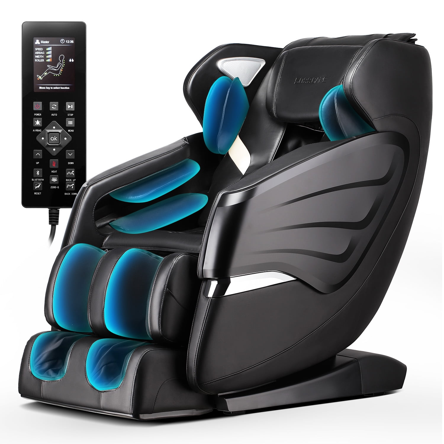BOSSCARE Full Body Relaxation Massage Chair, Pre-Assembled 3D Recliner ...