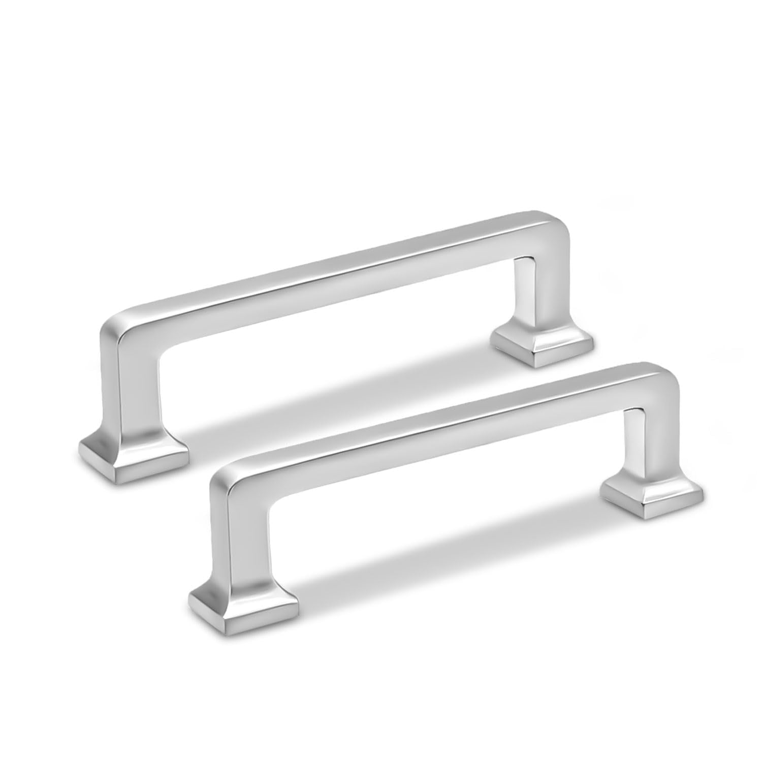 BOSSYCDECO 10 Pack 5 Inch Silver Cabinet Pulls Silver Drawer Pulls ...