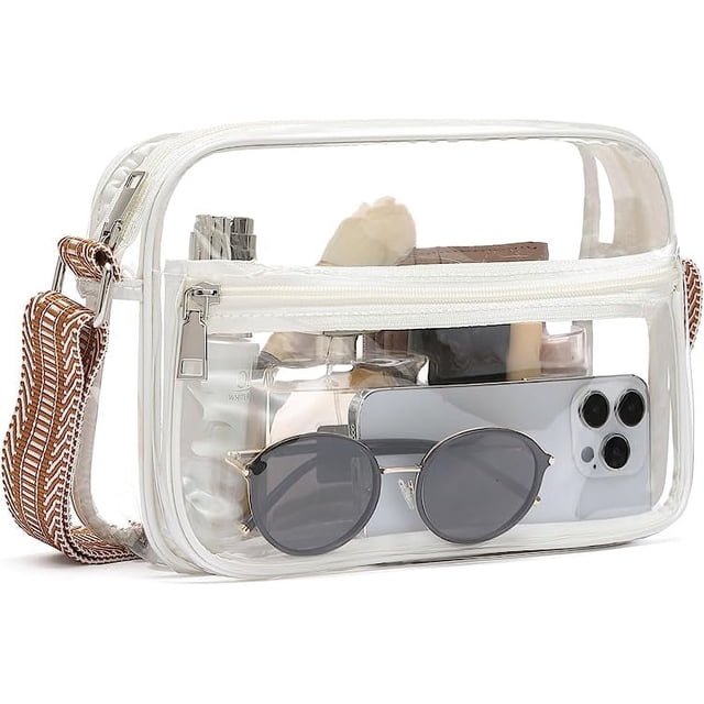 BOSTANTEN Clear Purses for Women Stadium Approved Clear Bags Small ...