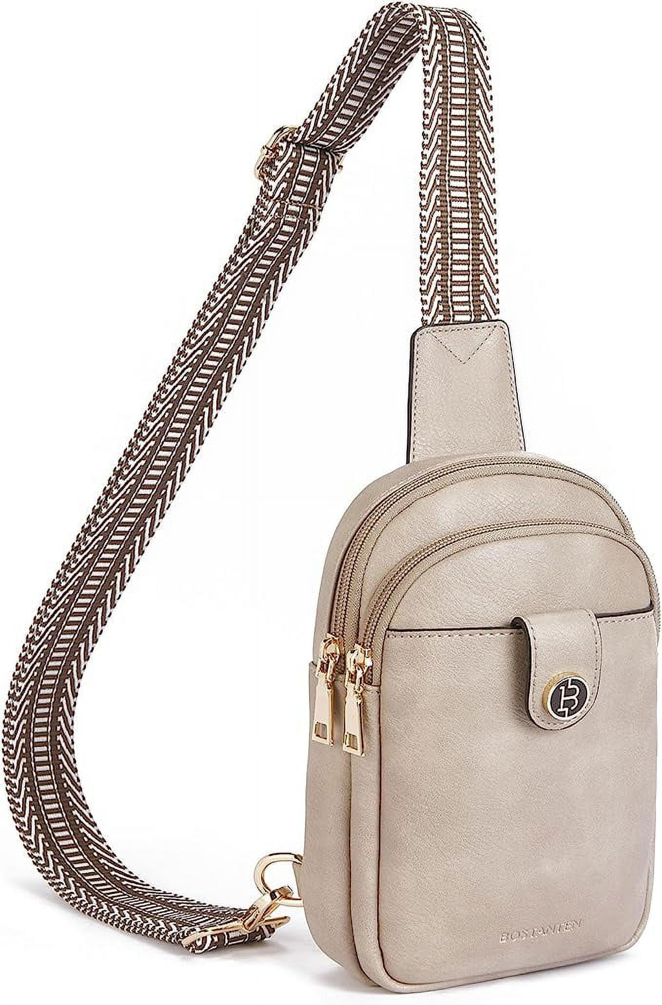 BOSTANTEN Leather Crossbody Bags for Women Small Fanny Pack for Travel ...