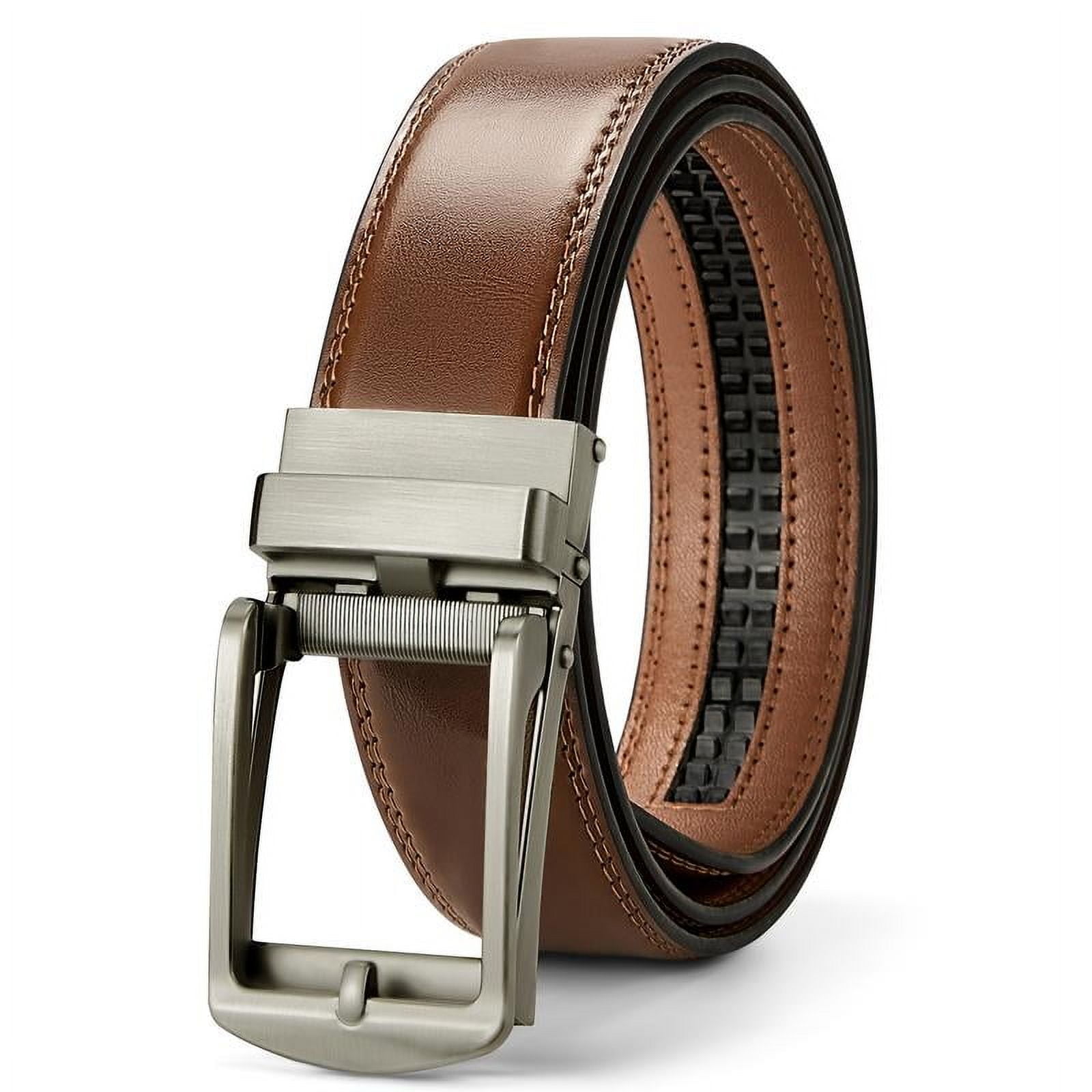 BOSTANTEN Mens Belt Leather Ratchet Easy Release Belt For Men Designer ...
