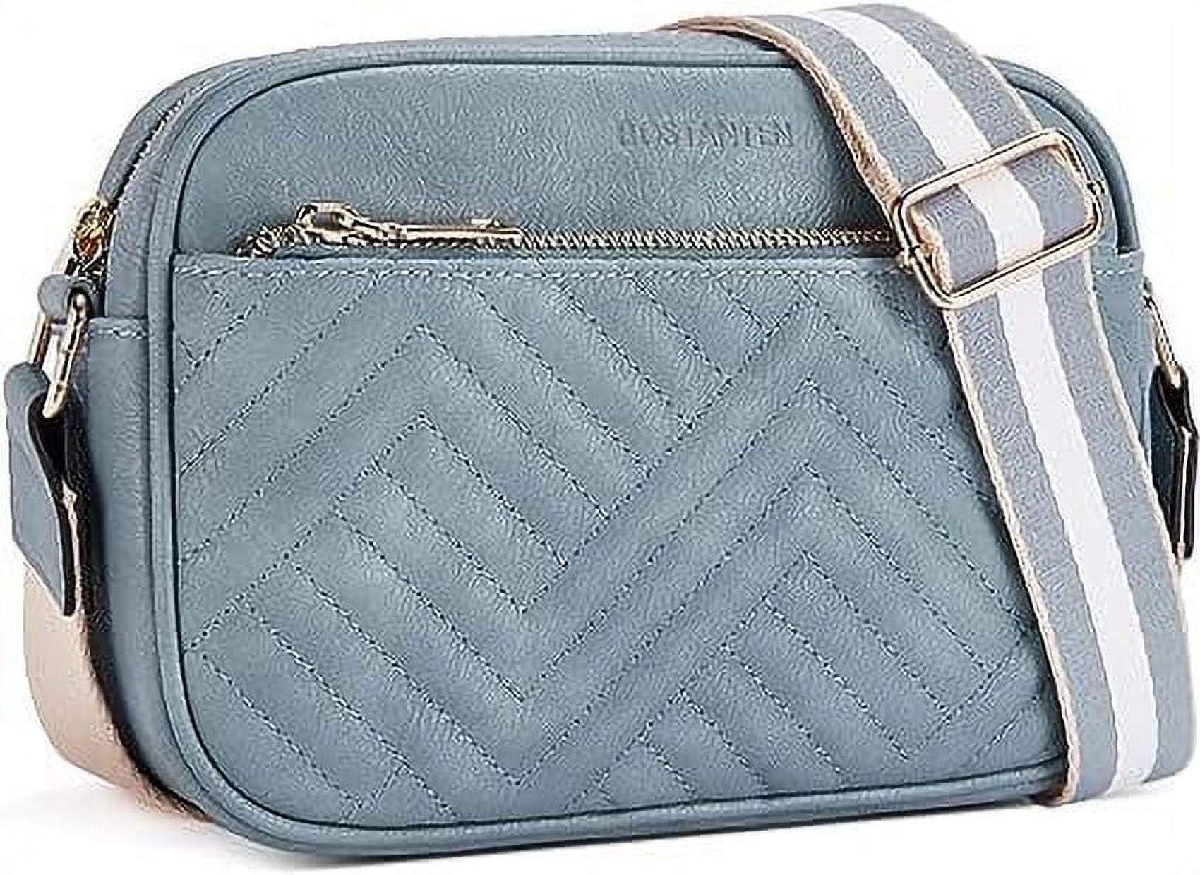 BOSTANTEN Quilted Crossbody Bags for Women Vegan Leather Purses Small ...