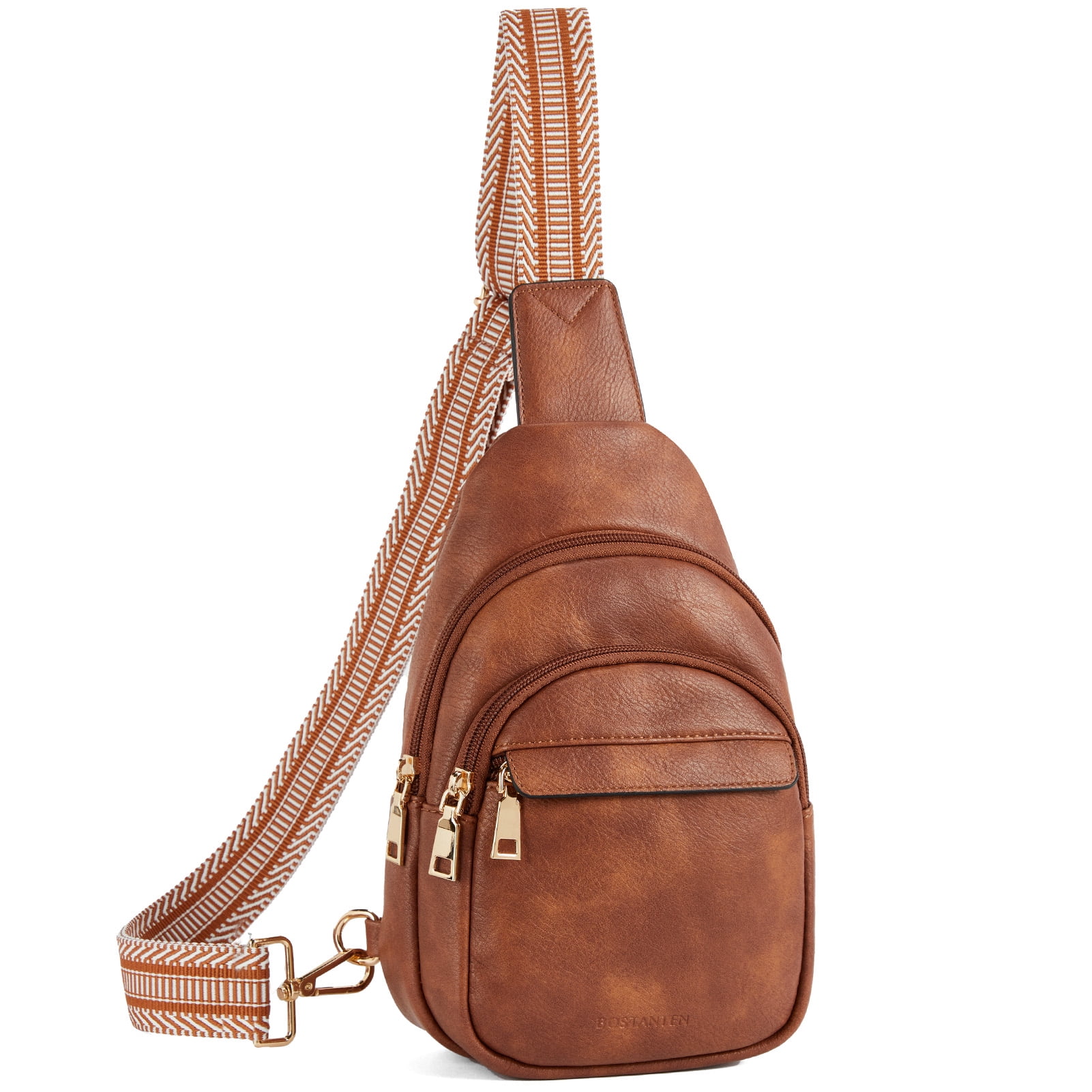 Bostan Ten Small Sling Bag for Women, Leather Crossbody Bag, Adjustable ...