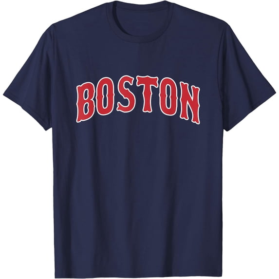 BOSTON - Throwback Design - Classic T-Shirt - Walmart.com