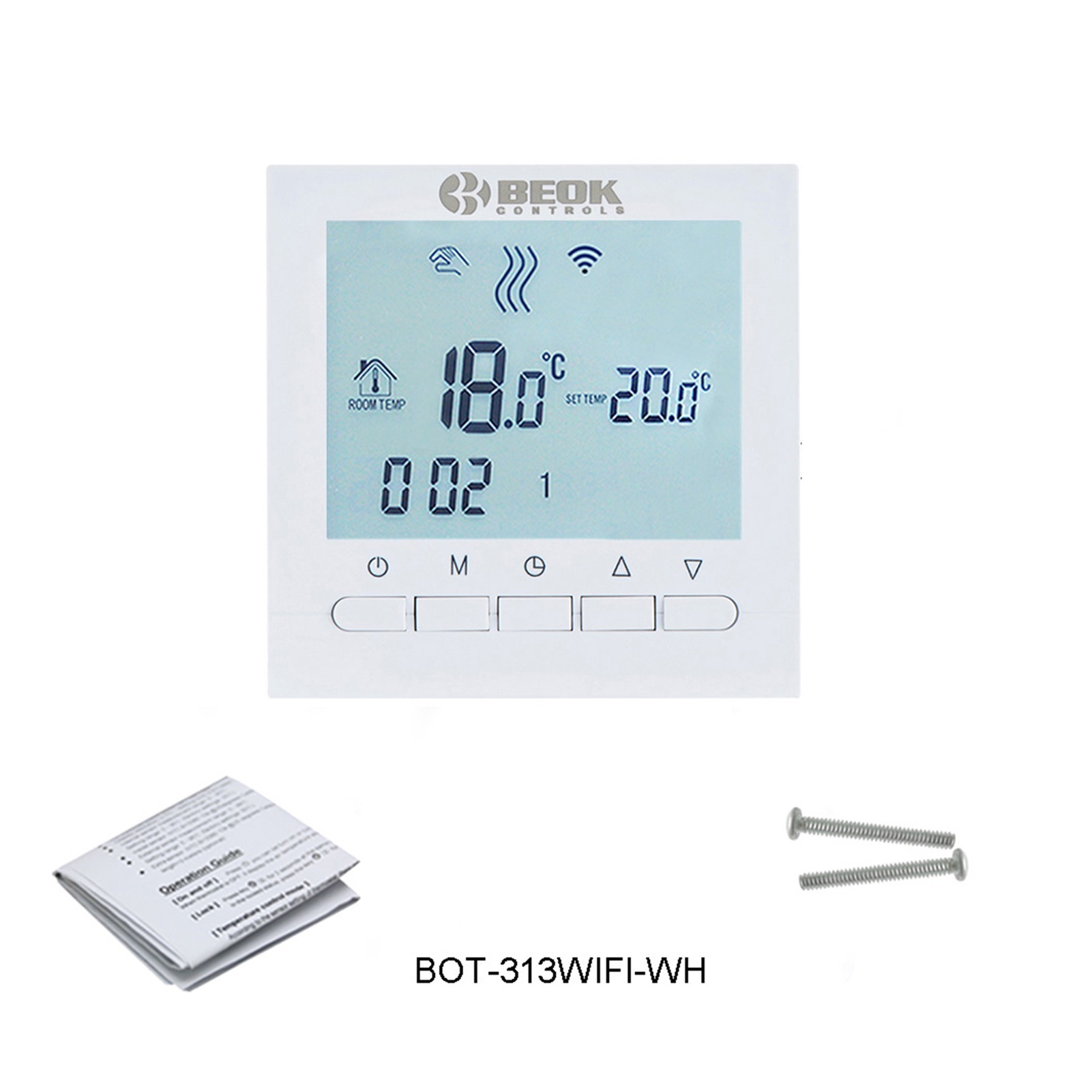 BOT-313WIFI Gas Boiler Heating Thermostat Smart Wifi Temperature ...