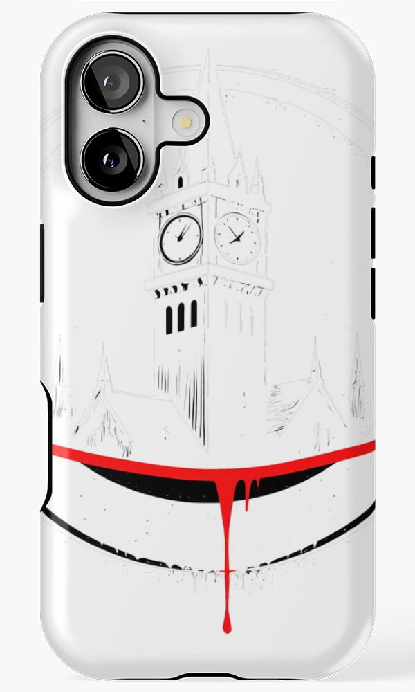 BOTC Blood Splattered Clocktower Seal Design Phone Case for iPhone 17 ...