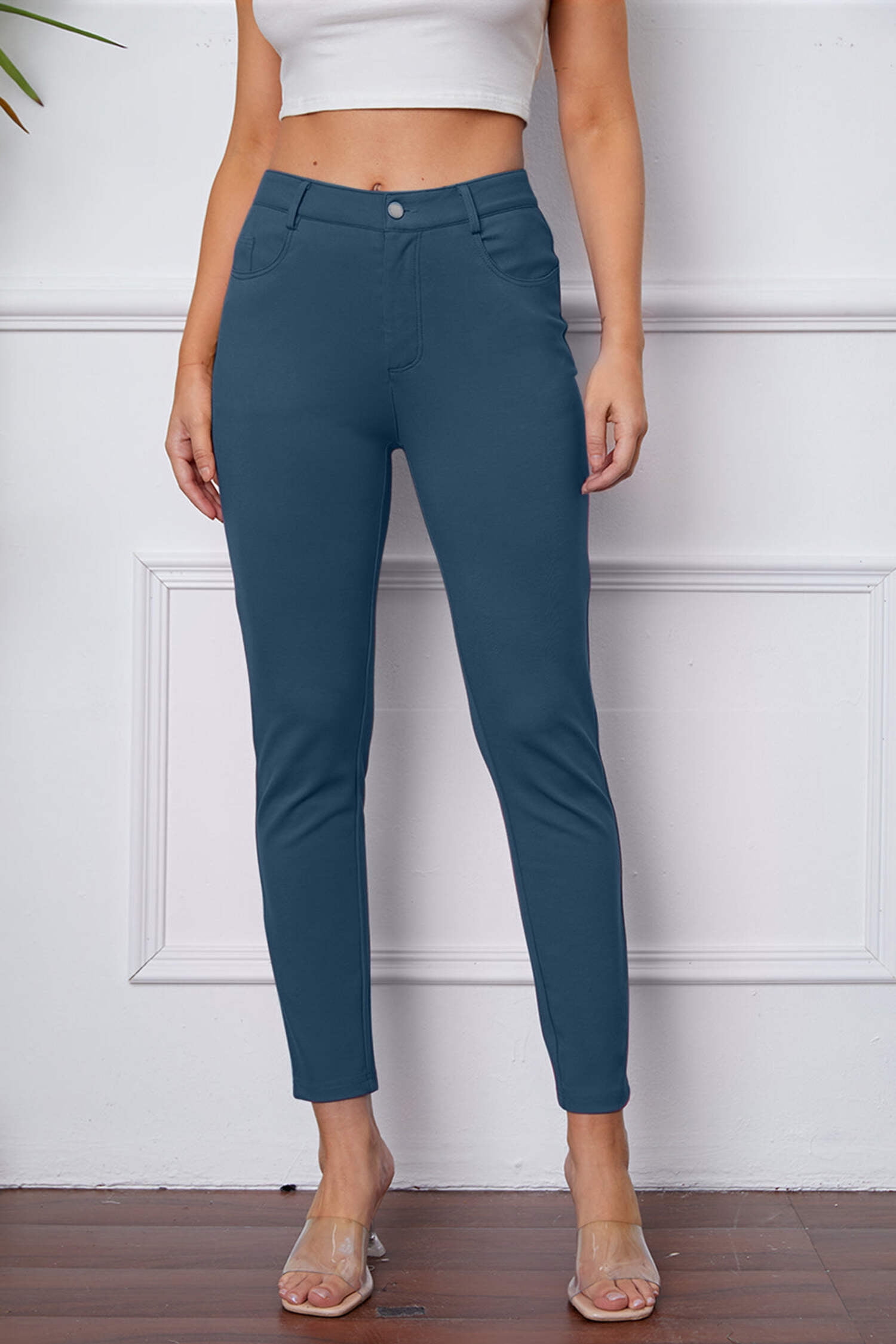 BOTTOM StretchyStitch Pants by Basic Bae - Walmart.com