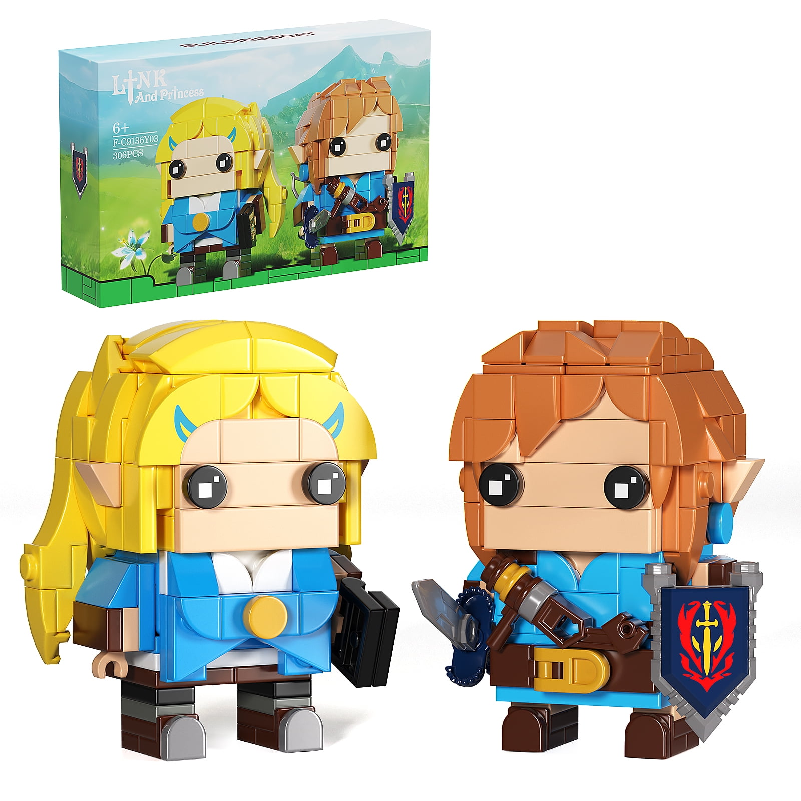 Botw Link Figures Building Toy Kit Birthday Party Decorations Supplies
