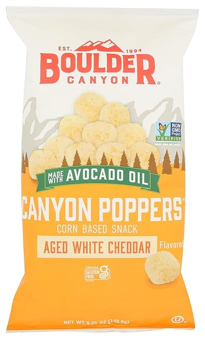 BOULDER CANYON Aged White Cheddar Canyon Poppers, 5.3 OZ - Walmart.com