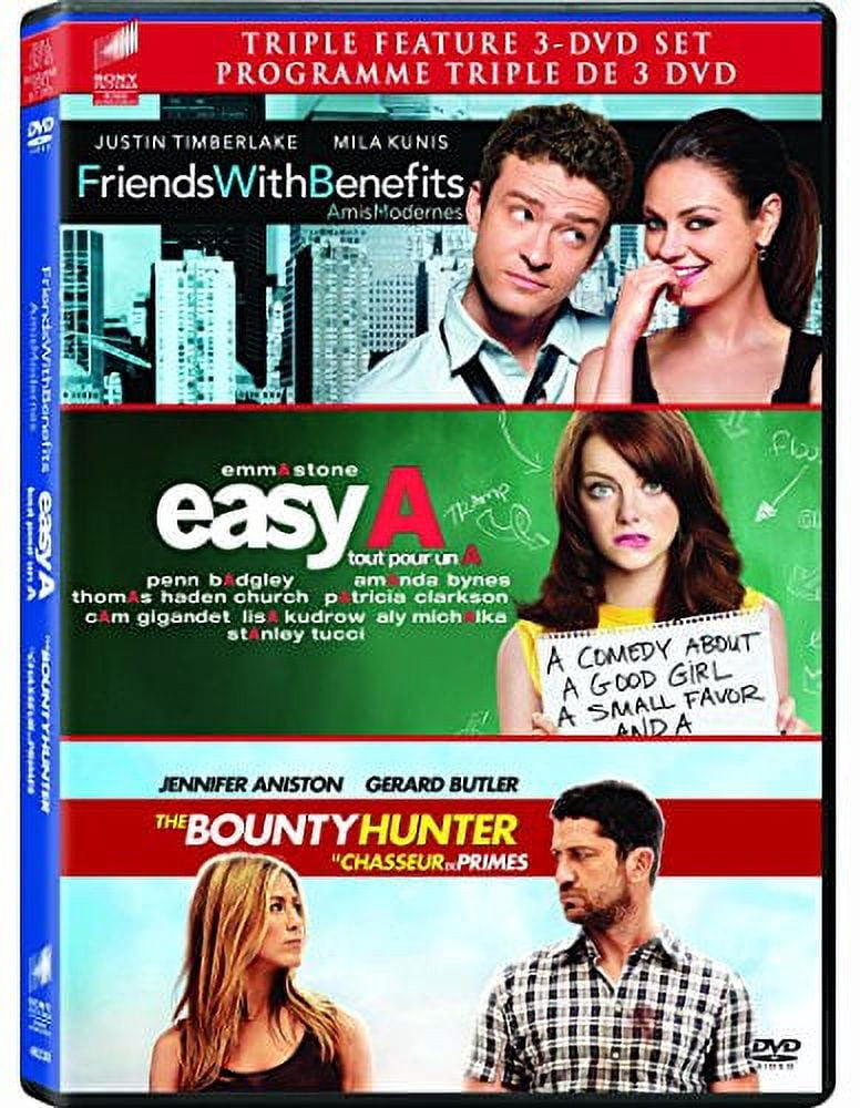 BOUNTY HUNTER THE (2010) / EASY A / FRIENDS WITH BENEFITS - SET - DVD ...