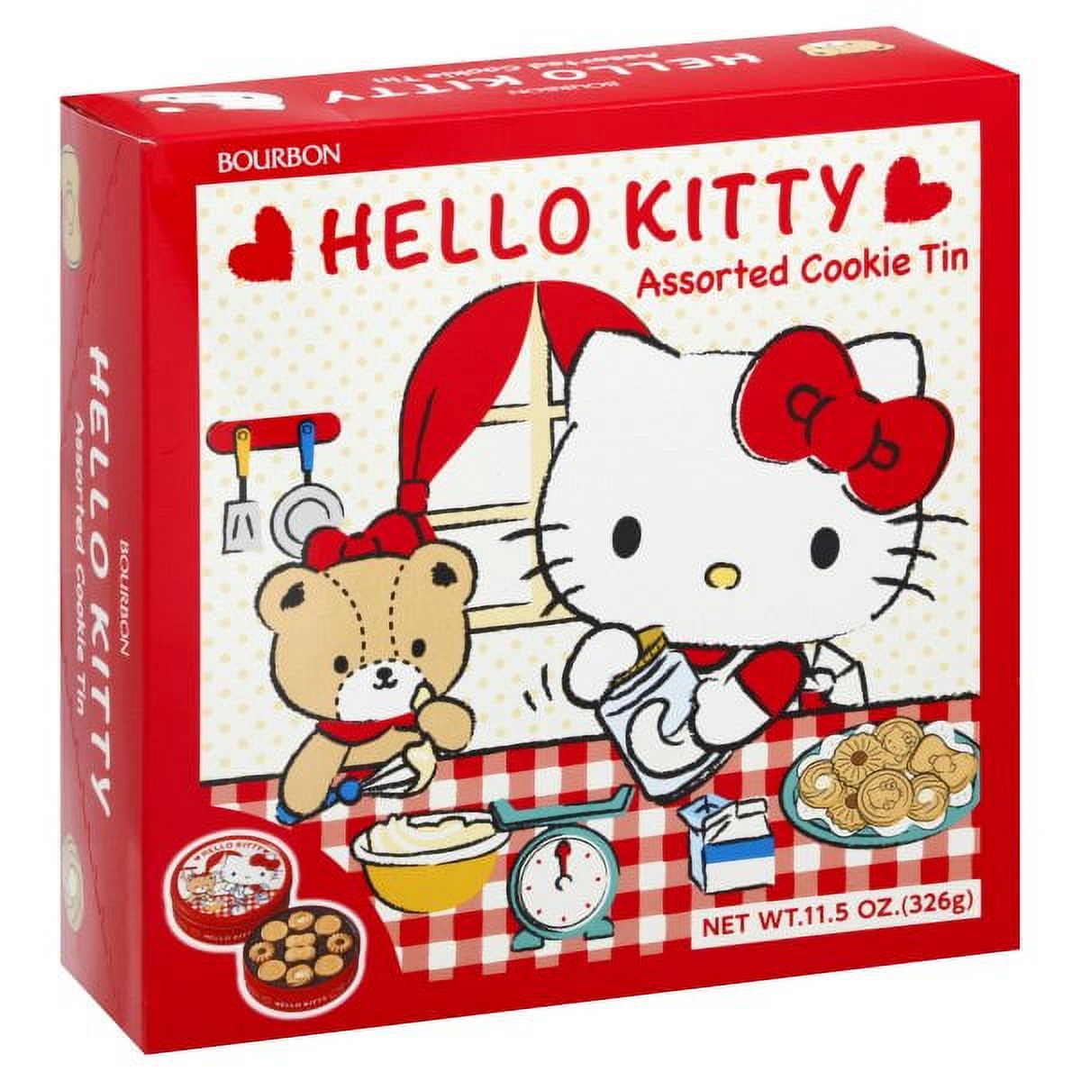 BOURBON Hello Kitty Assorted Cookie Tin 11.5oz/326g - Walmart.com