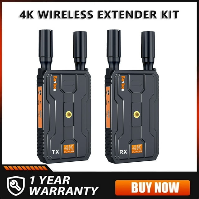 BOVBOX WL097 4K Dual HDMI-compatible Video Transmitter Receiver ...