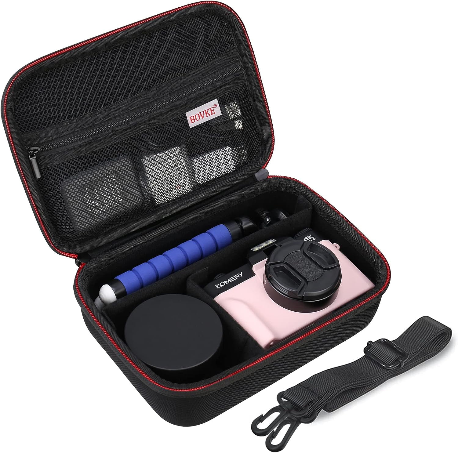 BOVKE Camera Carrying Case for 4K Digital Camera for Photography and ...