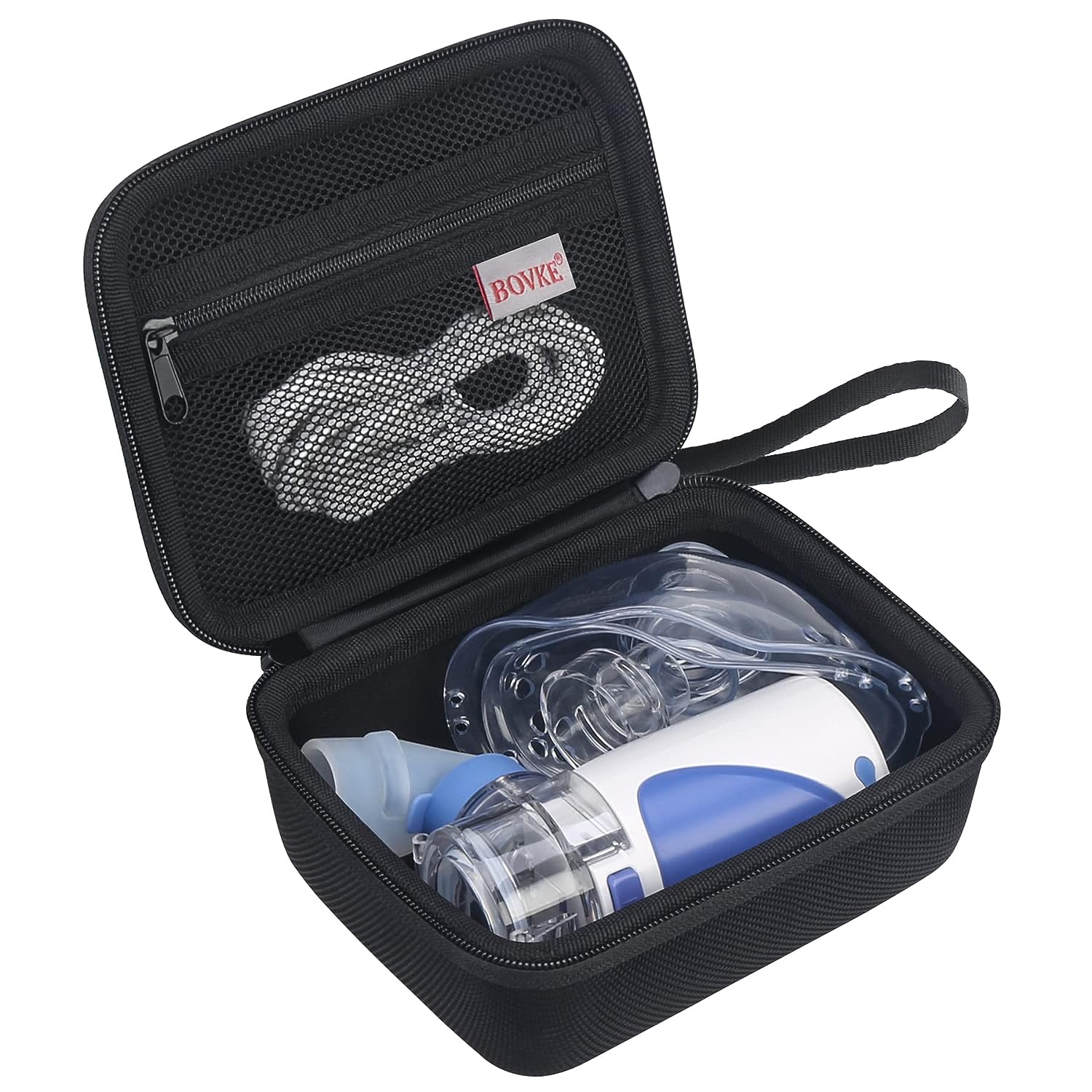 BOVKE Carrying Case for Handheld Mesh Nebulizer Machine for Adults and ...