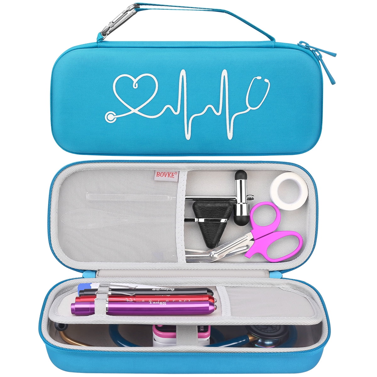 BOVKE Hard Stethoscope Case for 3M Littmann Classic III, Lightweight II ...