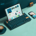 BOW BT Multi-Device Wireless Keyboard with Phone Holder Slot 79 Keys ...