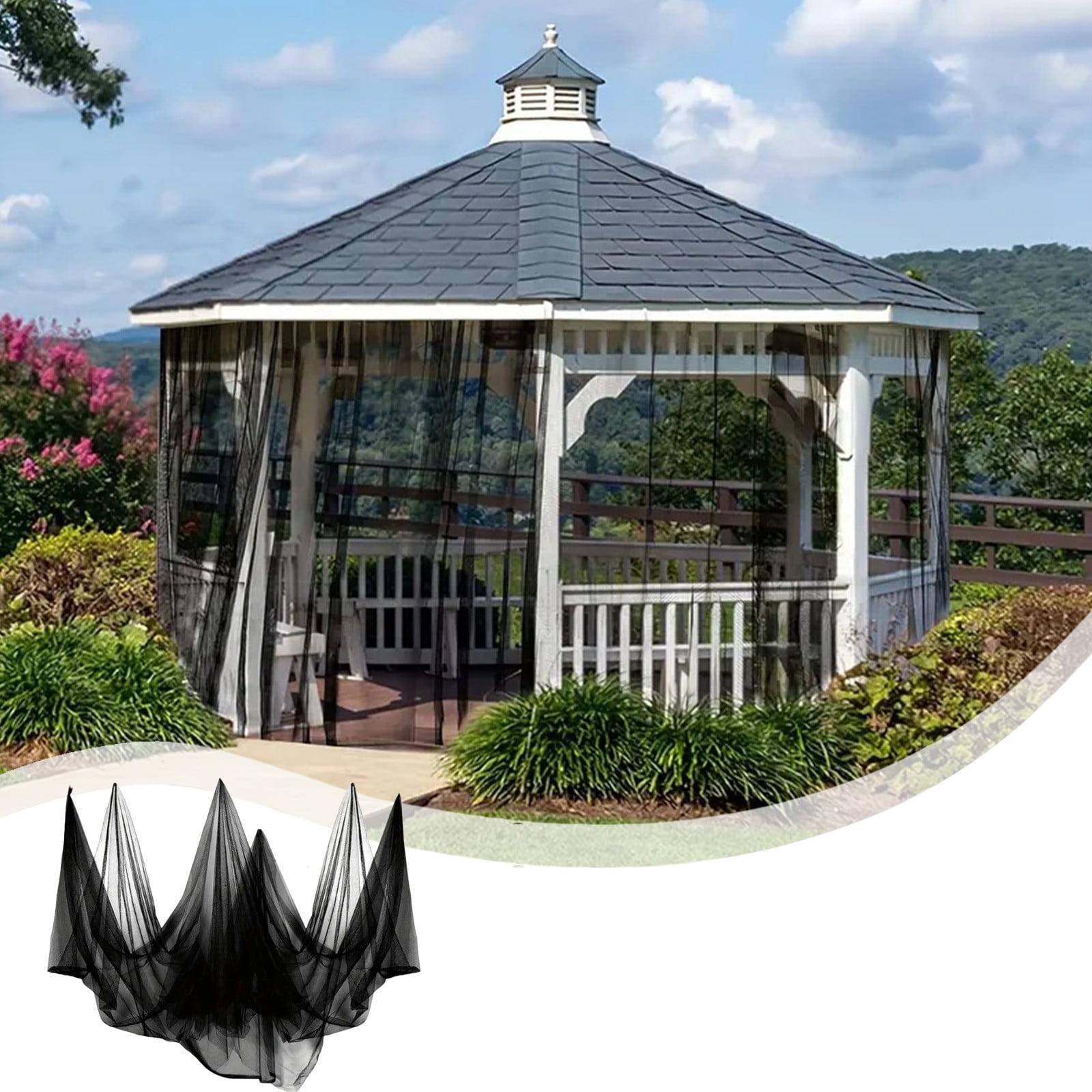 BOWENzai Mosquito Netting Garden Mesh Netting Fly Net Barrier Hunting ...