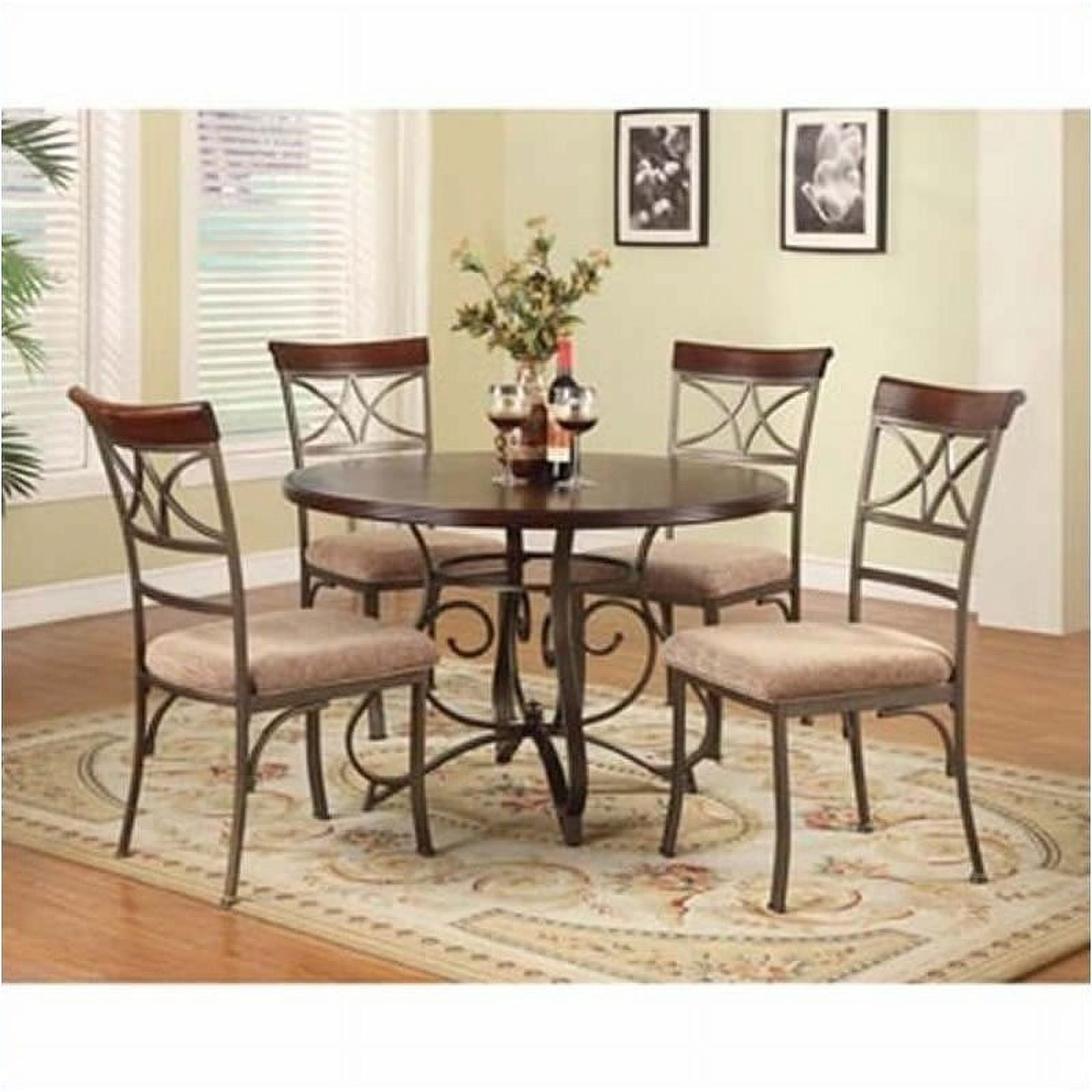 BOWERY HILL 5-Piece Kitchen Dining Set for Dining Room, Kitchen ...