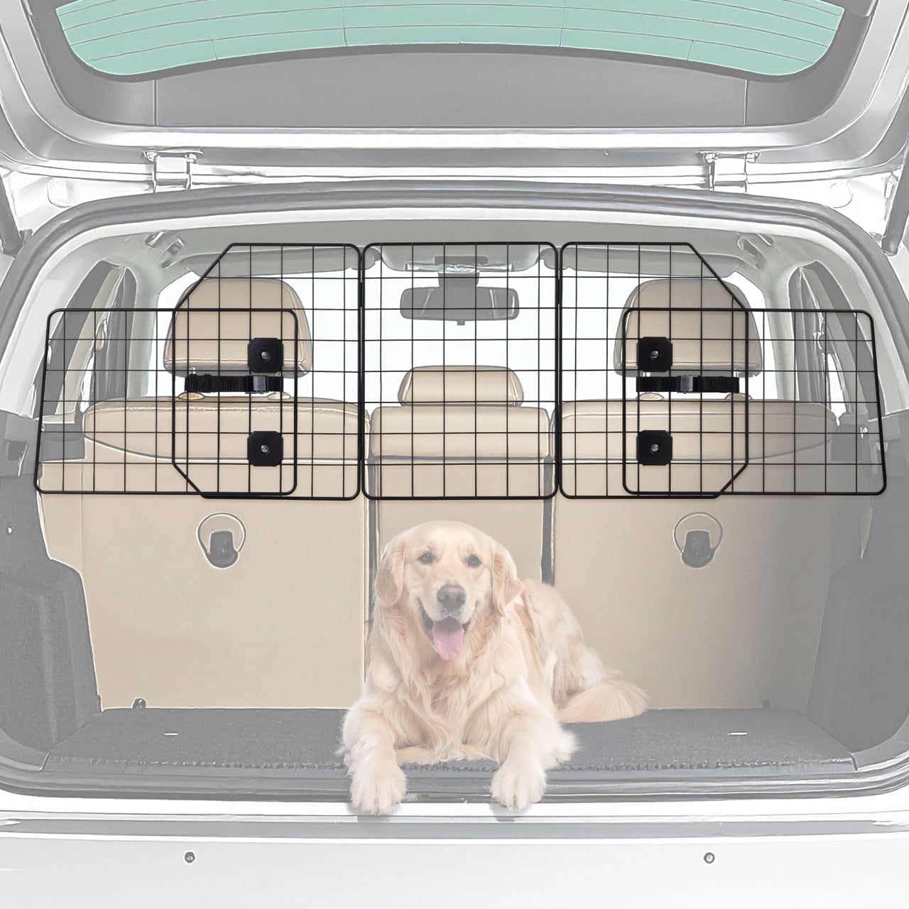 BOWHAUS Dog Car Barrier for SUVs, Trucks, Vehicles, High-Quality Heavy ...