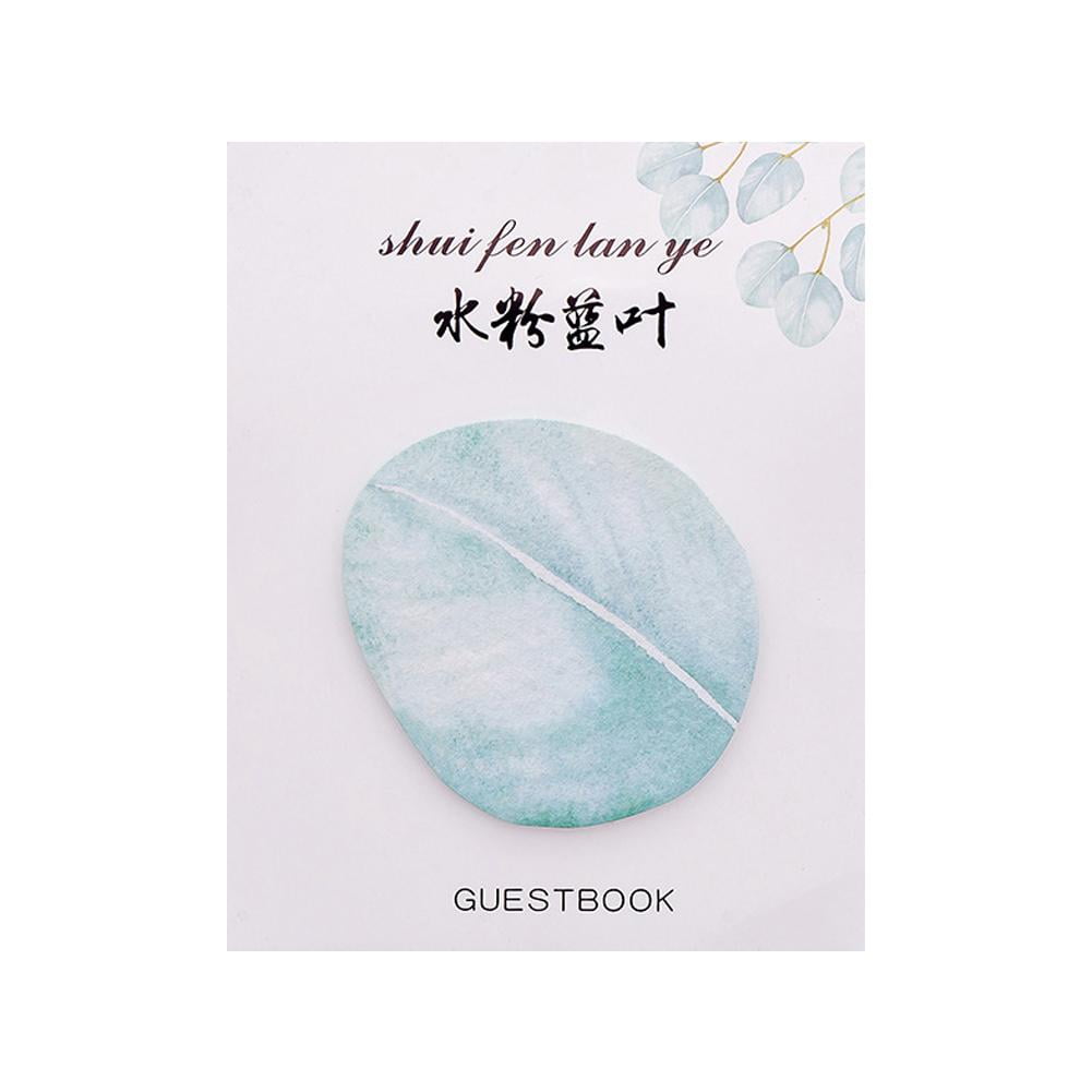 BOWTONG Fall Maple Leaf Sticky Notes,Cute Leaf Shaped Sticky Notes ...