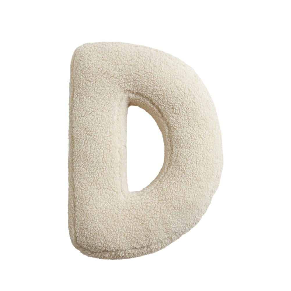 BOWTONG Plush Letter Pillows English Alphabet Pillow Soft Initial ...