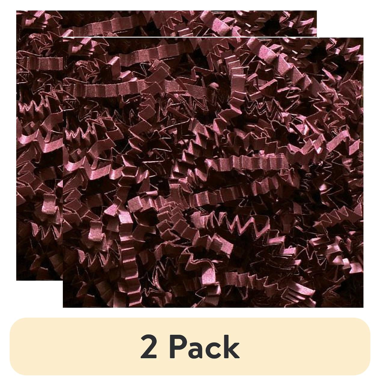 (2 pack) BOX 10 lbs. Crinkle Paper Burgundy (CP10F) - Walmart.com