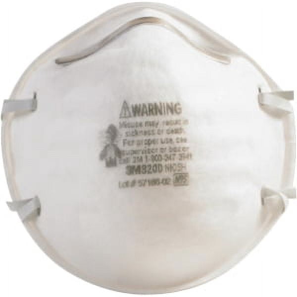 BOX 3M 8200 Dust Respirator - Walmart.com