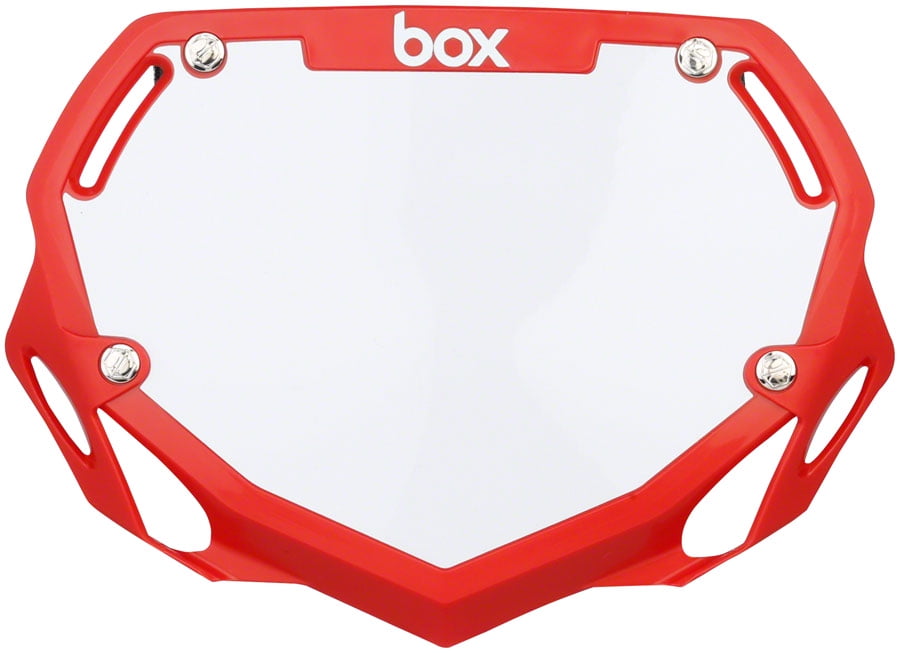 Box Components Phase 1 BMX Bicycle Number Plate - BX-NP13000 (Red ...