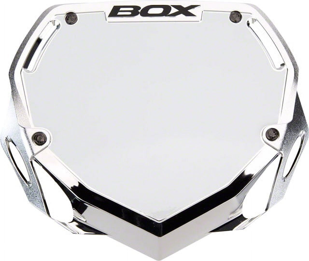 BOX Components Phase 1 Number Plate Large Silver Chrome - Walmart.com