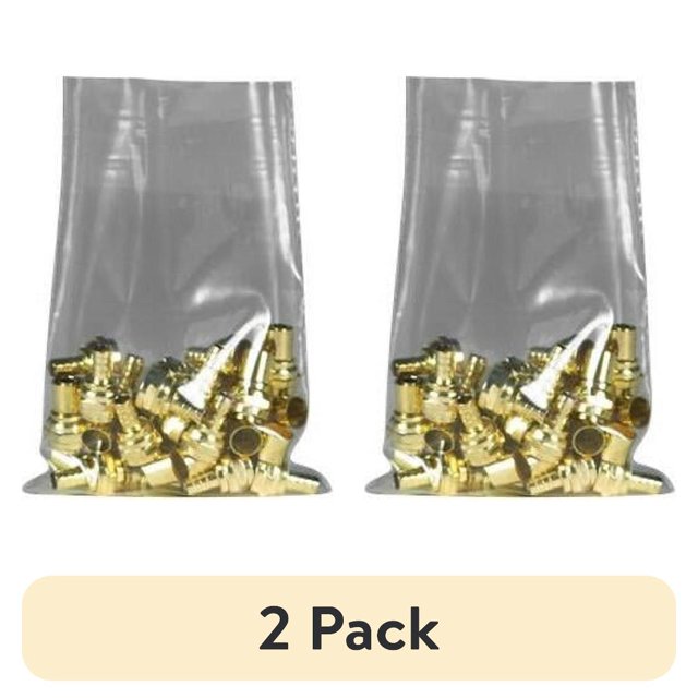 (2 pack) BOX Flat Poly Bag - Walmart.com