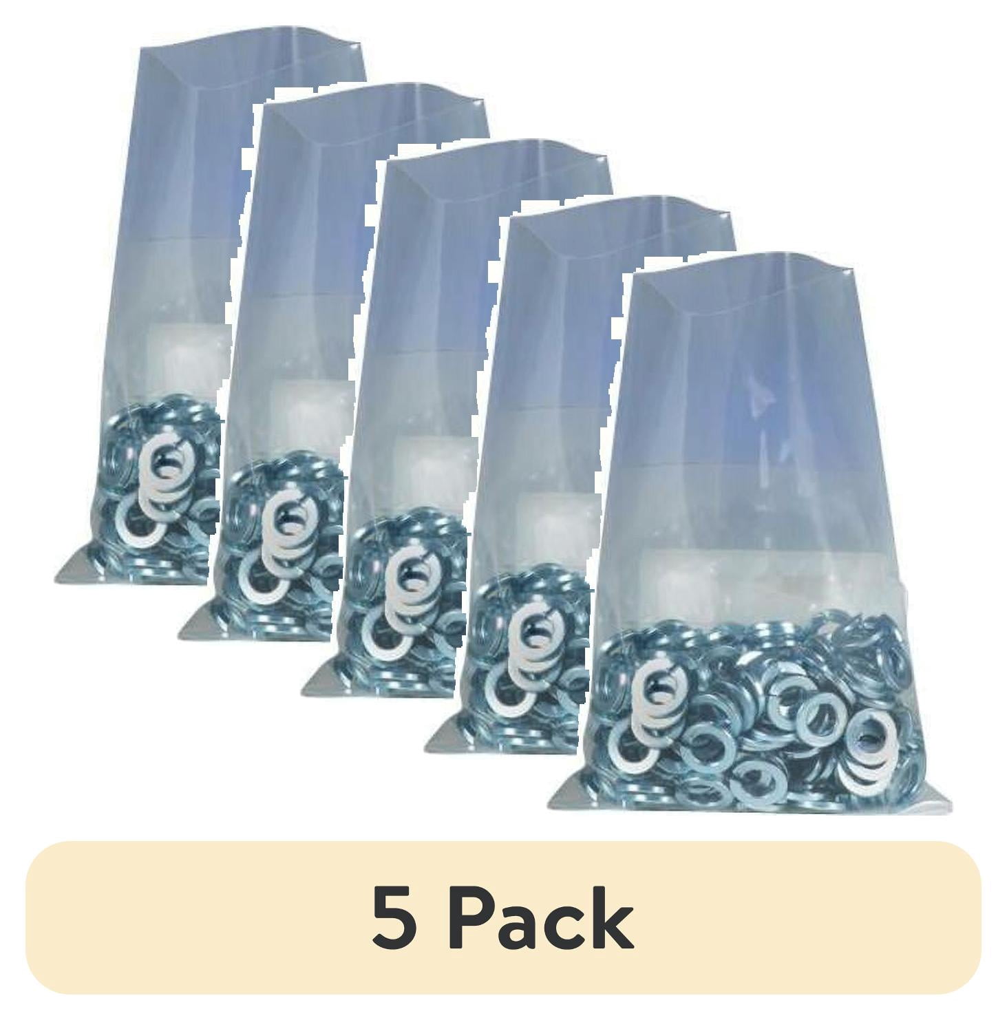 (5 pack) Partners Brand Flat Poly Bag,2x6",4 mil,PK1000 PB1017 ...