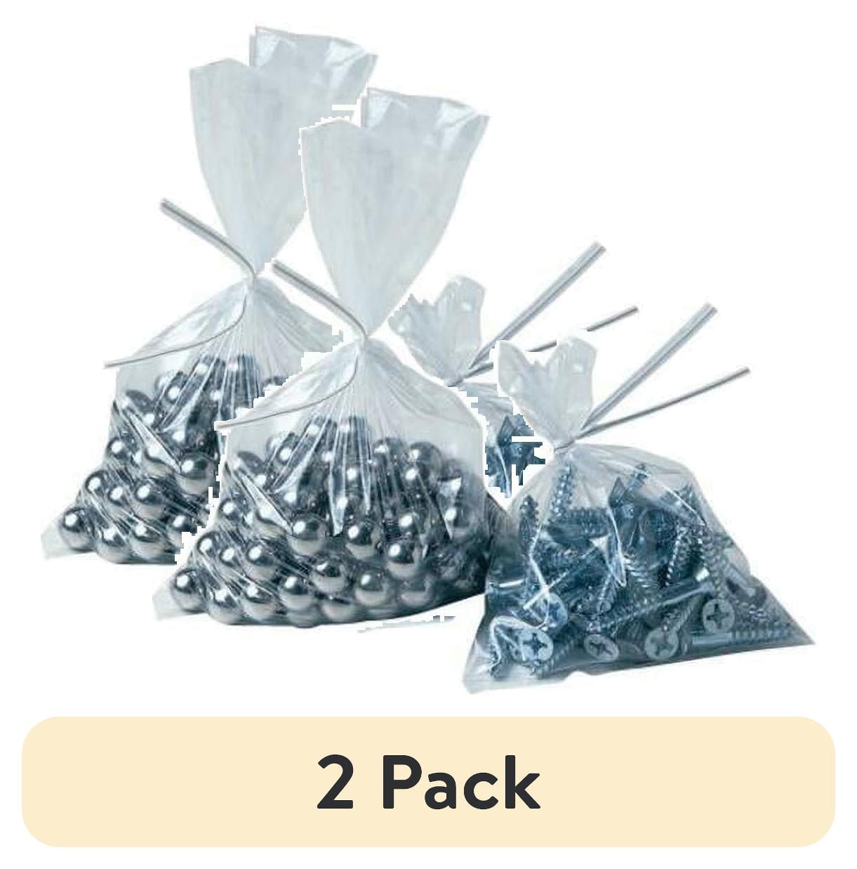 (2 pack) Partners Brand Flat Poly Bag,6 x 6",6 mil,PK1000 PB8215 ...
