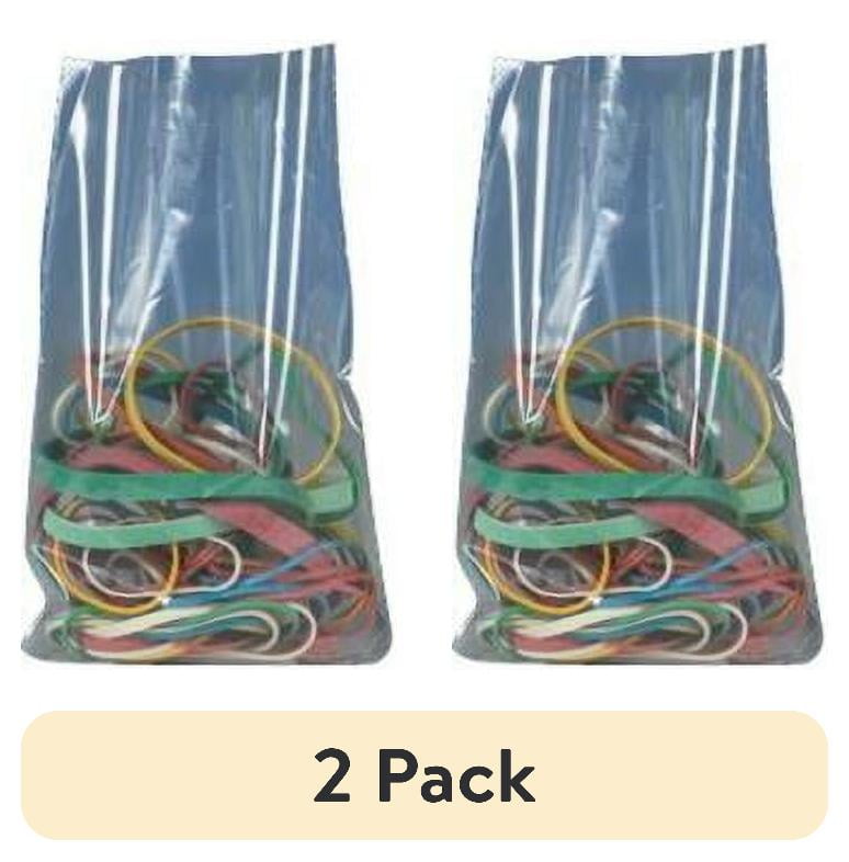 (2 pack) Partners Brand Flat Poly Bag,18x20",1 mil,PK1000 PB2411 ...