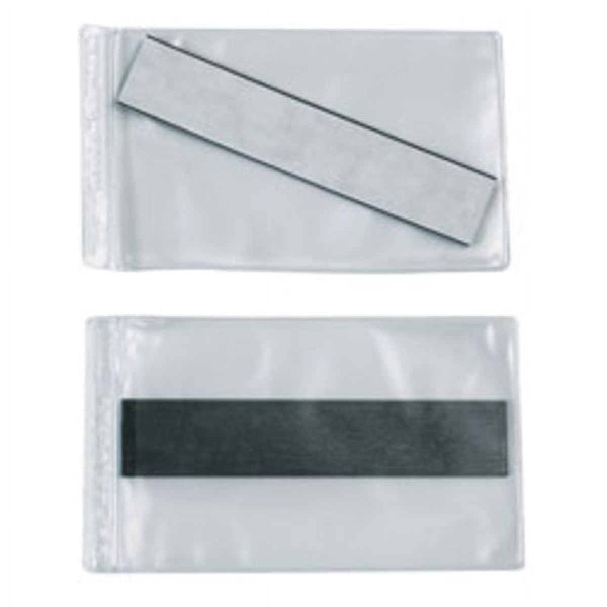 SuperScan® Vinyl Envelopes, 3" x 5", Clear, Case of 50 - Walmart.com
