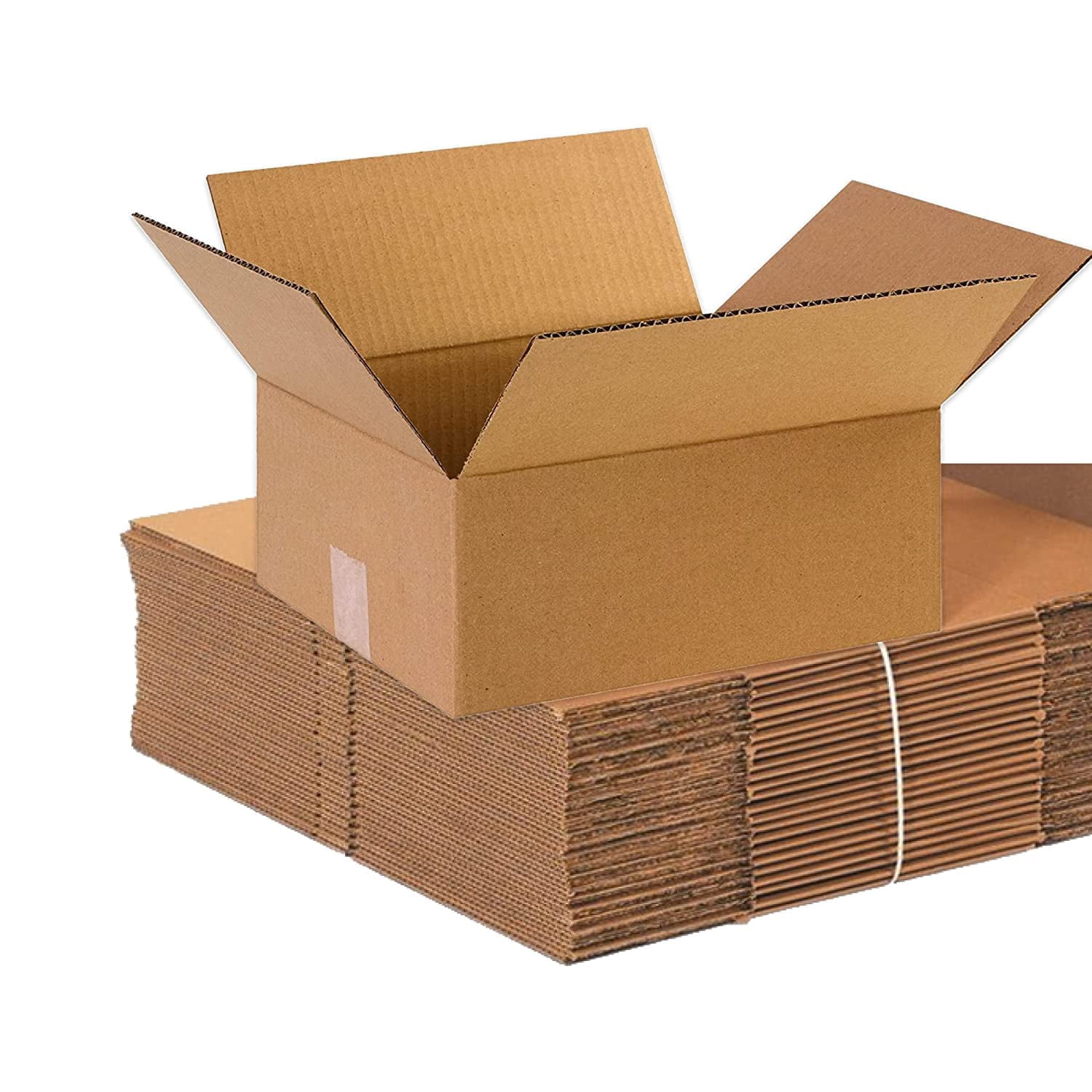 BOX USA 12 x 10 x 5 Corrugated Cardboard Boxes, Flat 12"L x 10"W x 5"H ...