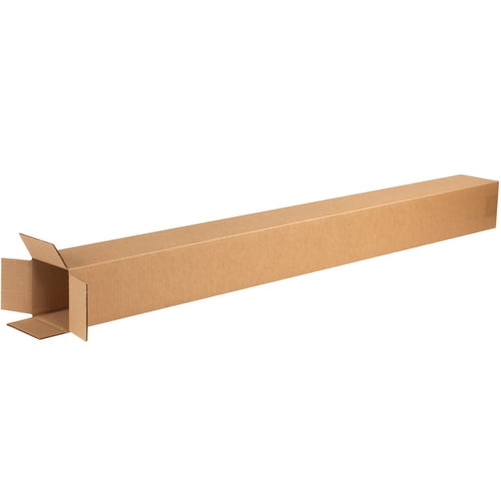BOX USA 4448 Tall Corrugated Boxes,4"x4"x48",Kraft,PK25 - Walmart.com