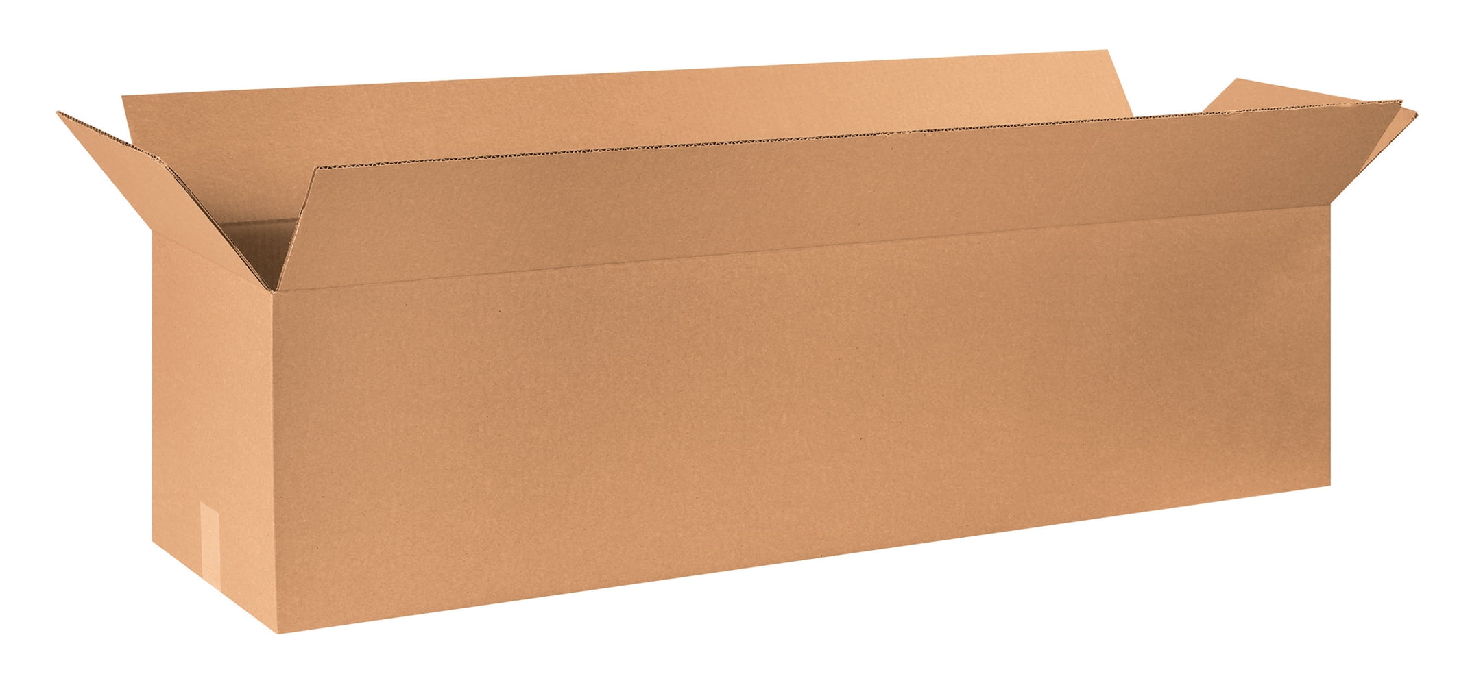 BOX USA 481212 Long Corrugated Boxes,48"x12"x12",Kraft,PK10 - Walmart.com