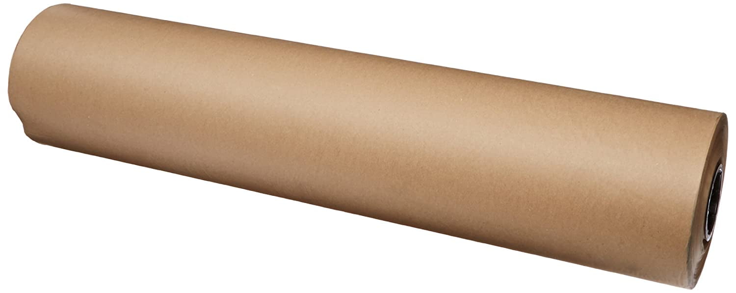 BOX USA Packing Paper Roll 1200'L x 36"W - Large Kraft Newsprint for ...