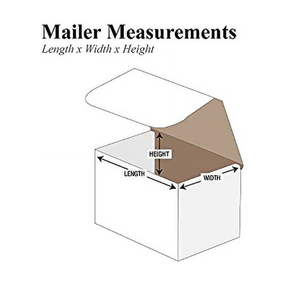 BOX USA Shipping Boxes Small 10"L x 8"W x 6"H, 50-Pack | Corrugated ...