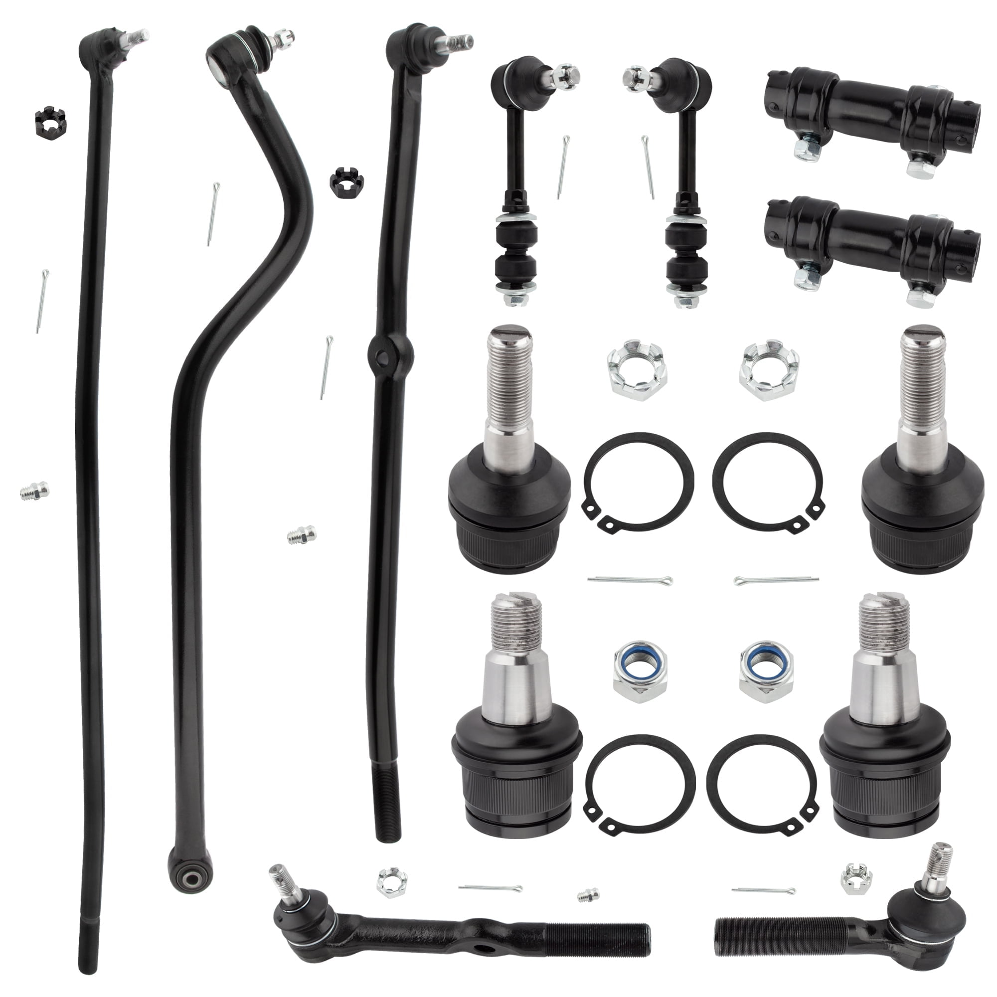 BOXI 13pc Complete Front Suspension Kit Sway Bar Link Tie Rod Ball ...