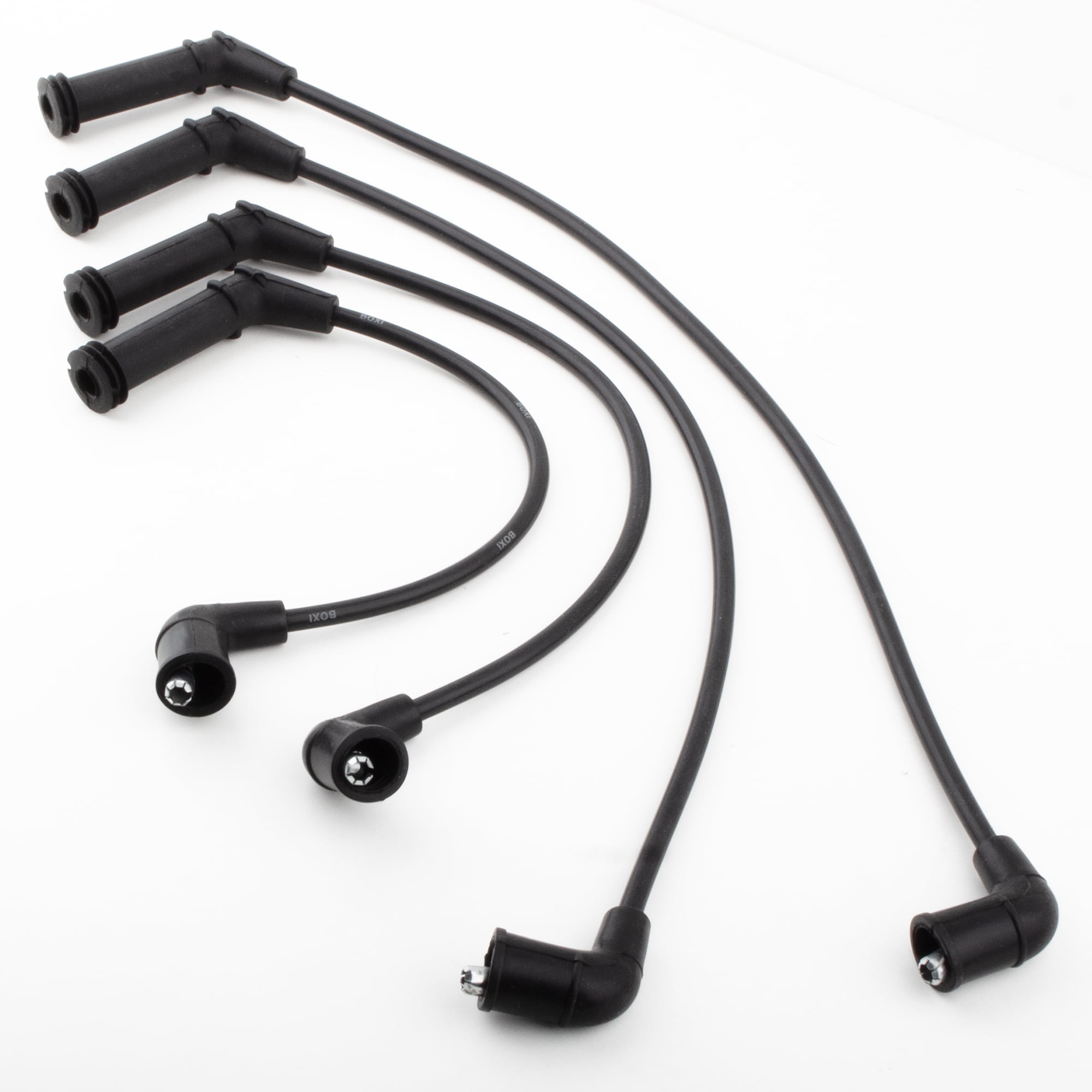 BOXI 27501-22b00 27501-26a00 Set of 4 Ignition Spark Plug Cable Wire ...
