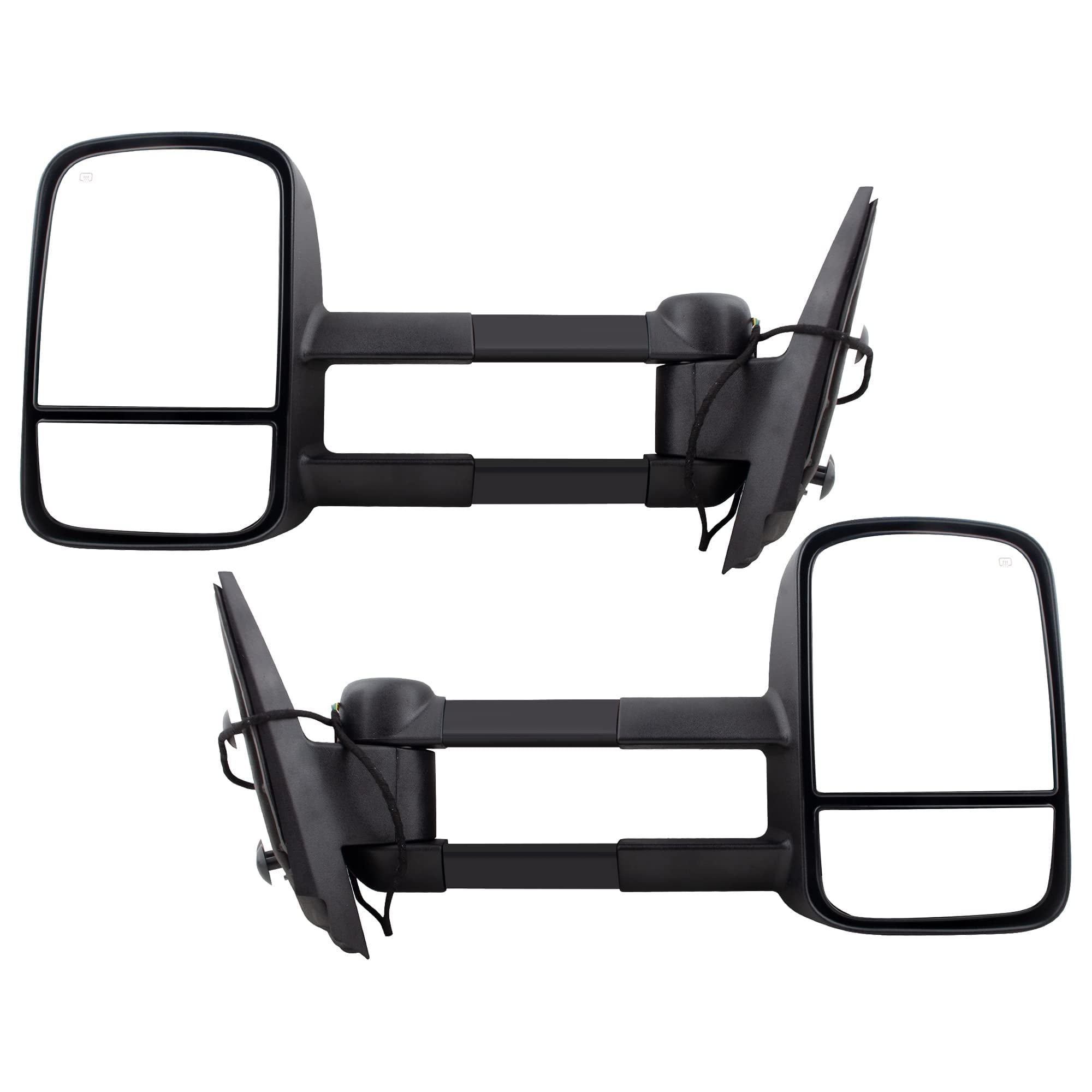 BOXI Left & Right Side Towing Mirror Power Heated Telescoping Fit for ...