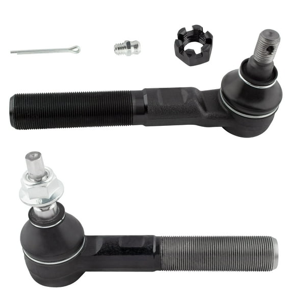 BOXI (Set of 2) Front Outer & Inner Tie Rod Ends Fit for Dodge Ram 1500 ...