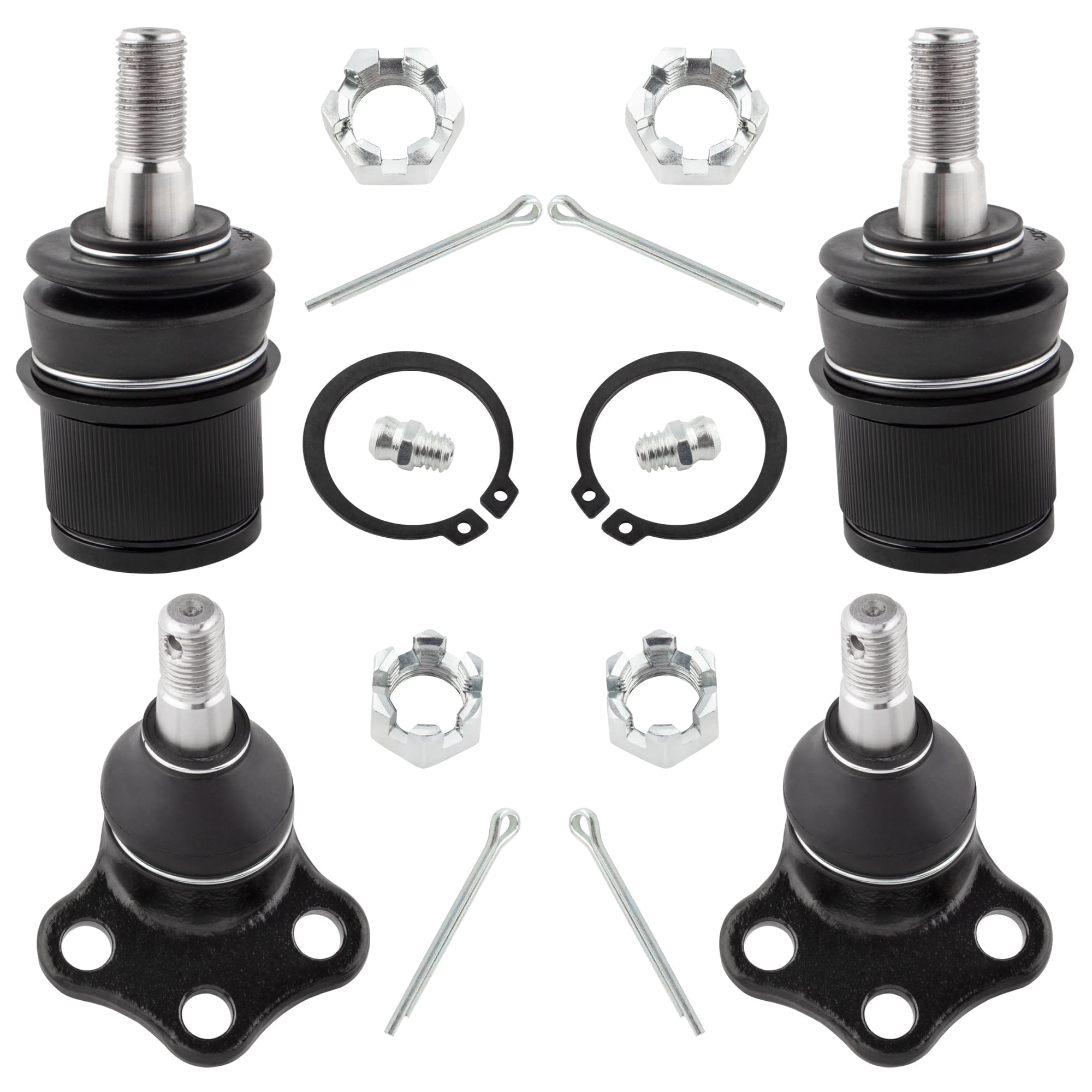 BOXI (Set of 4) Front Upper and Lower Ball Joints Suspension Kit Fit ...
