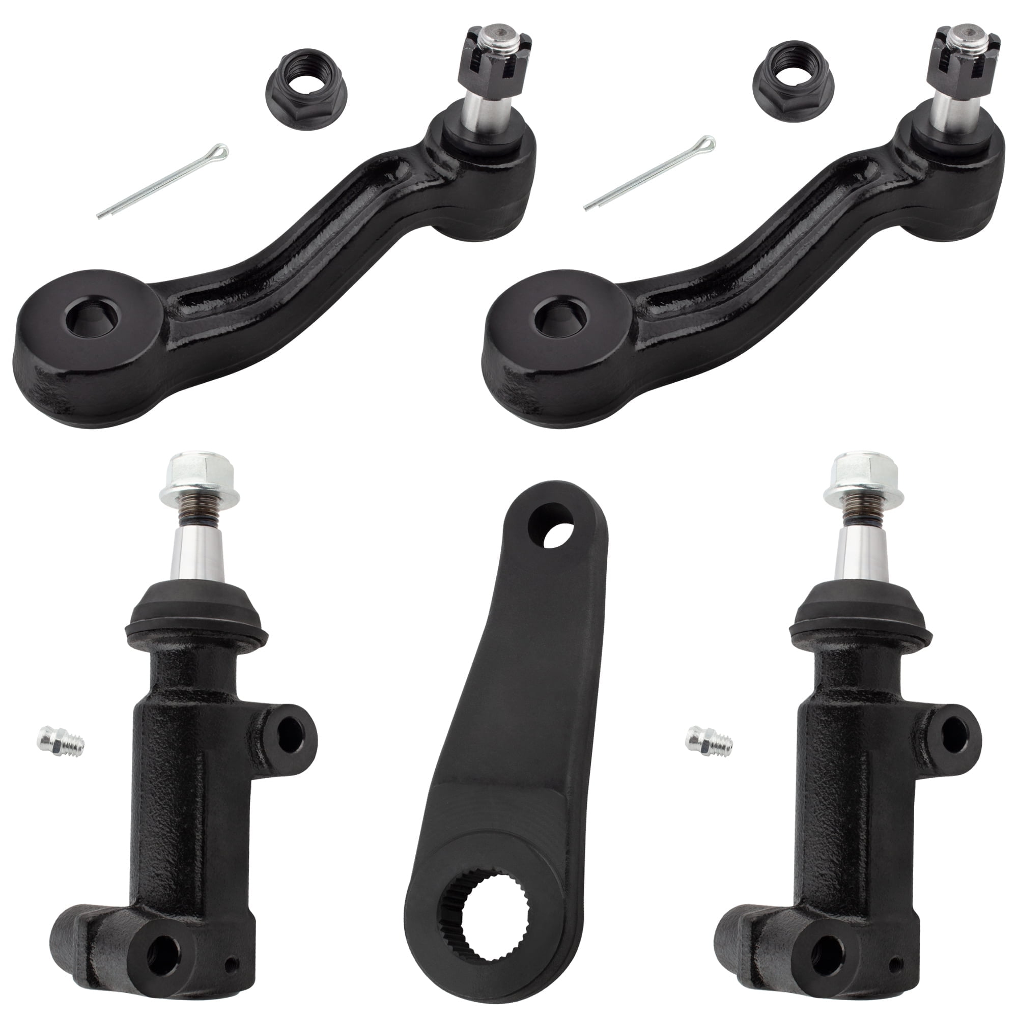 BOXI (Set of 5) Front Steering Pitman Arm + Idler Arm + Idler Arm ...