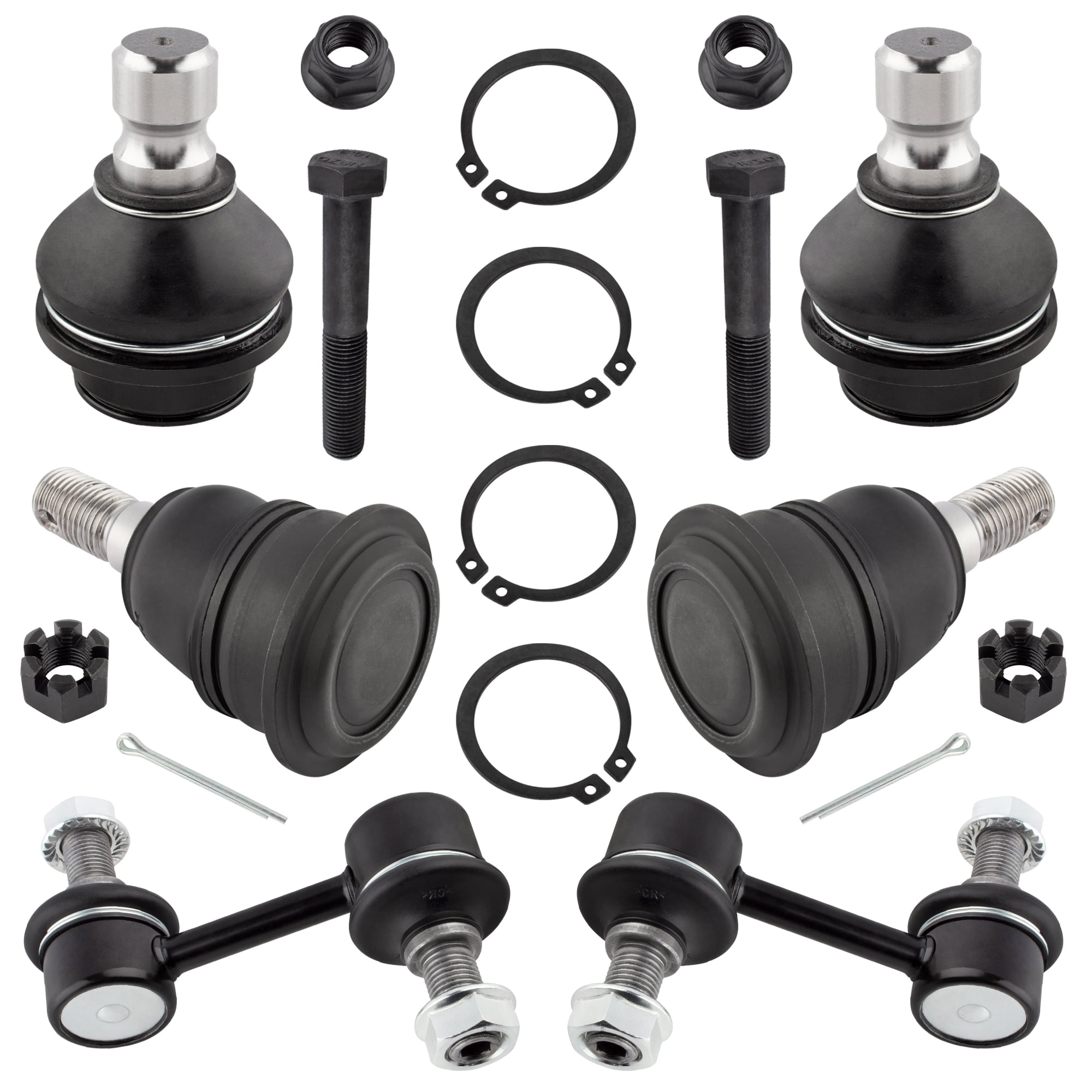 BOXI (Set of 6) Front Stabilizer Sway Bar End Links + Upper & Lower ...