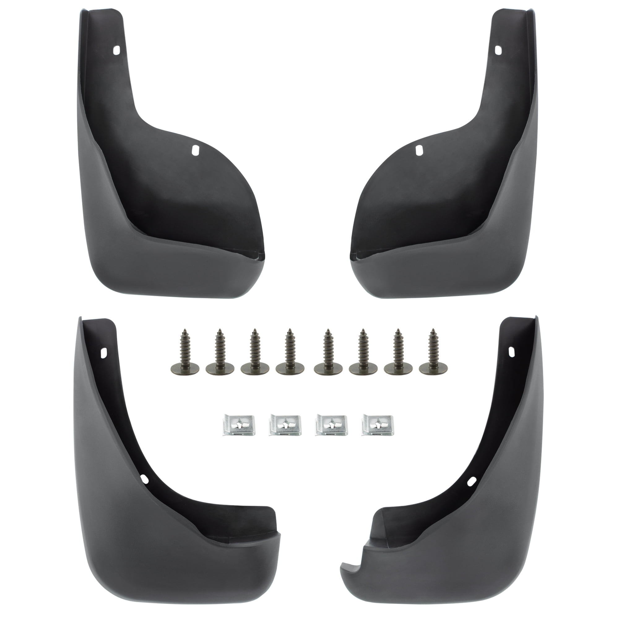 BOXI Set of 4 Front and Rear Side Mud Flaps Splash Guards Fit for Chevy ...