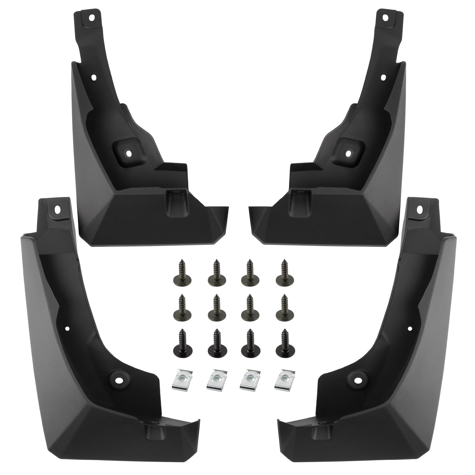 BOXI (Set of 4) Front and Rear Side Mud Flaps Splash Guards Mudflaps ...