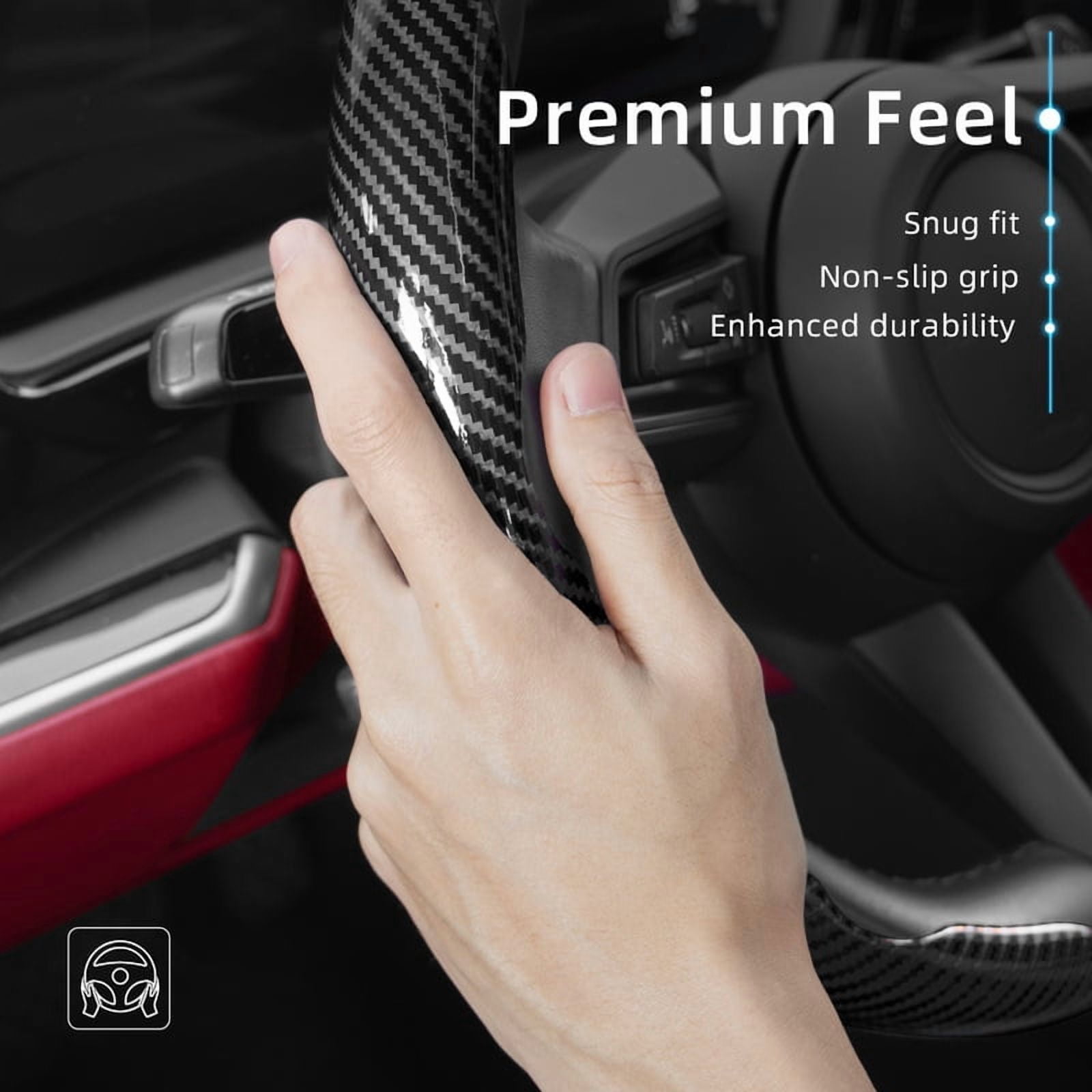 BOXIANG Suitable for Volkswagen Carbon Fiber Texture Steering Wheel ...